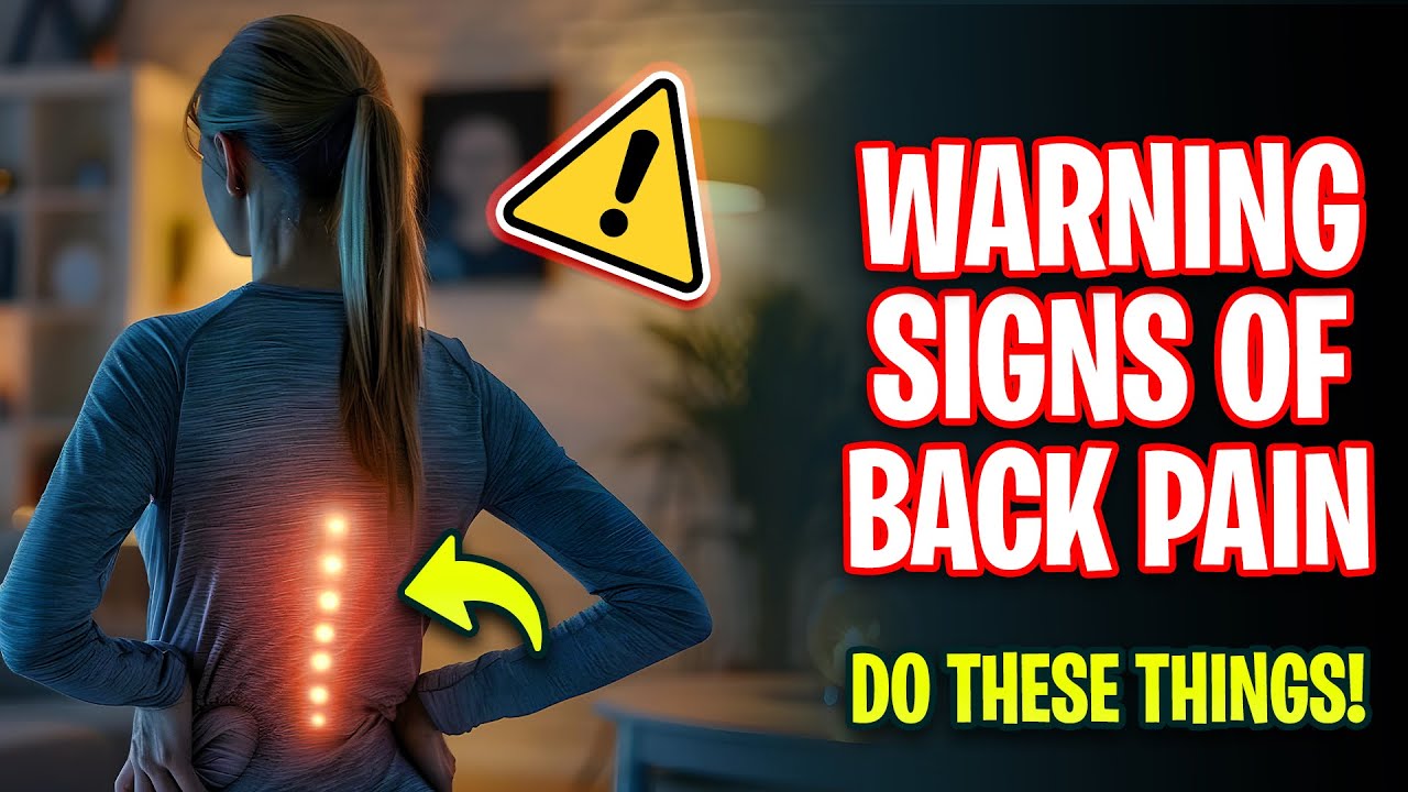 WARNING SIGN OF BACK PAIN!!! (DO THESE THINGS) - YouTube