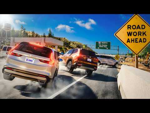 Reckless Driver Causes Massive Highway Crash - BeamNG Drive [Reckless Driving #22]