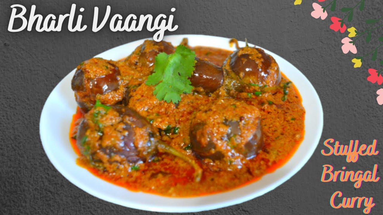 Bharli Vangi | भरली वांगी | Stuffed Brinjal Masala| Maharashtrian Style ...