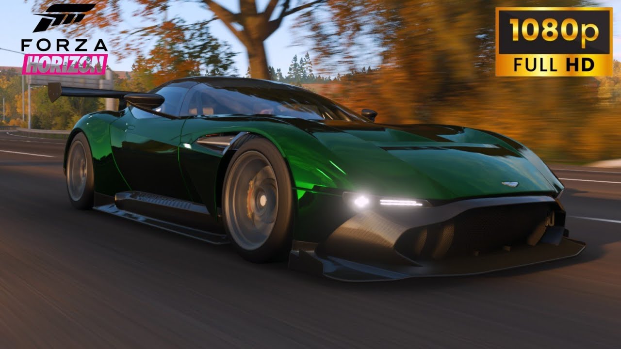 ASTON MARTIN VULCAN DRAG RACING FORZA HORIZON 4 - YouTube