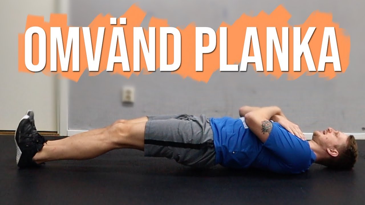 Omvänd planka - YouTube