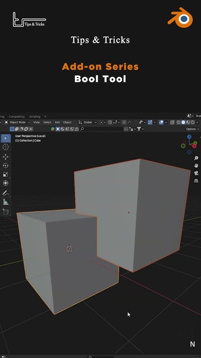 Shortcut for Bool tool 'Updated' in blender Free Add-on - سلسلة ادون عن Bool Tool في بلندر - YouTube