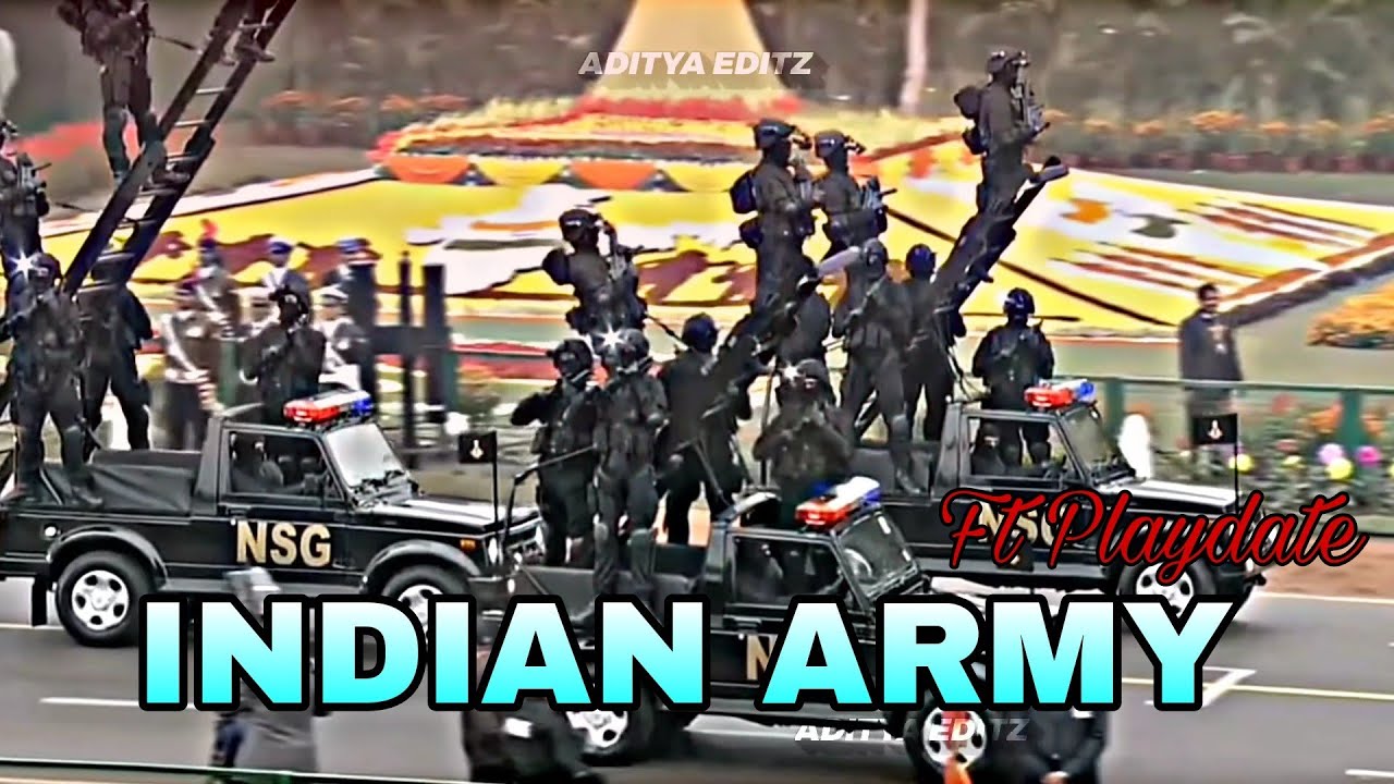 Indian Army🇮🇳 Playdate edit. Ft. Playdate version. #indianarmy #india # ...