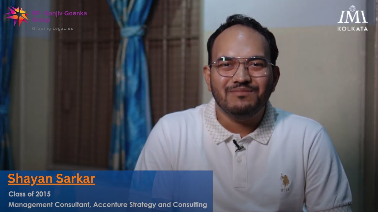 IMI Achiever | Shayan Sarkar PGDM Class of 2015 - YouTube