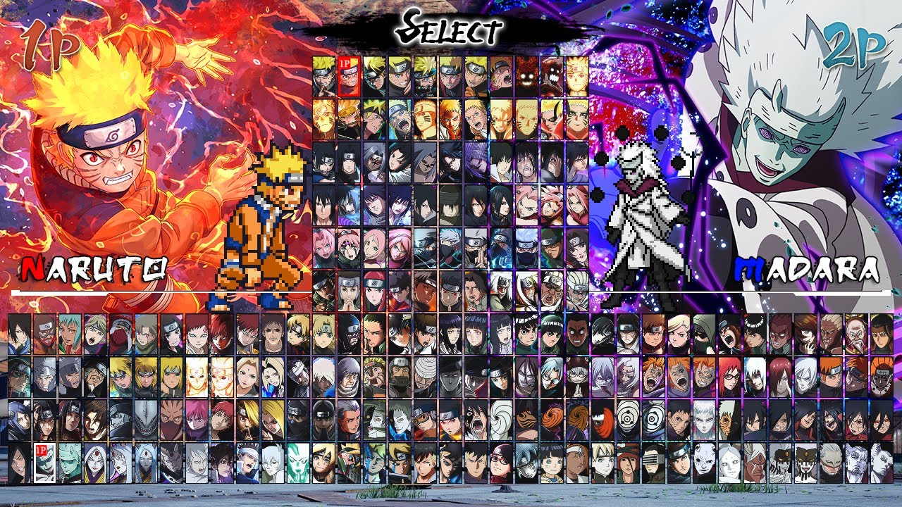 Naruto Kid Kyuubi IN MUGEN VS EVERYONE Verse - YouTube