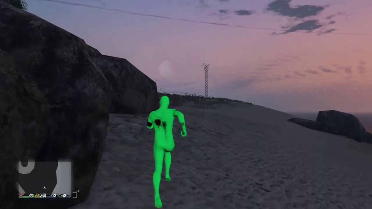 GTA 5 green alien gang!!!!!!!!! - YouTube