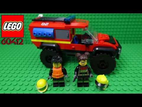 LEGO 60412 4X4 Fire Truck with Rescue Boat - YouTube