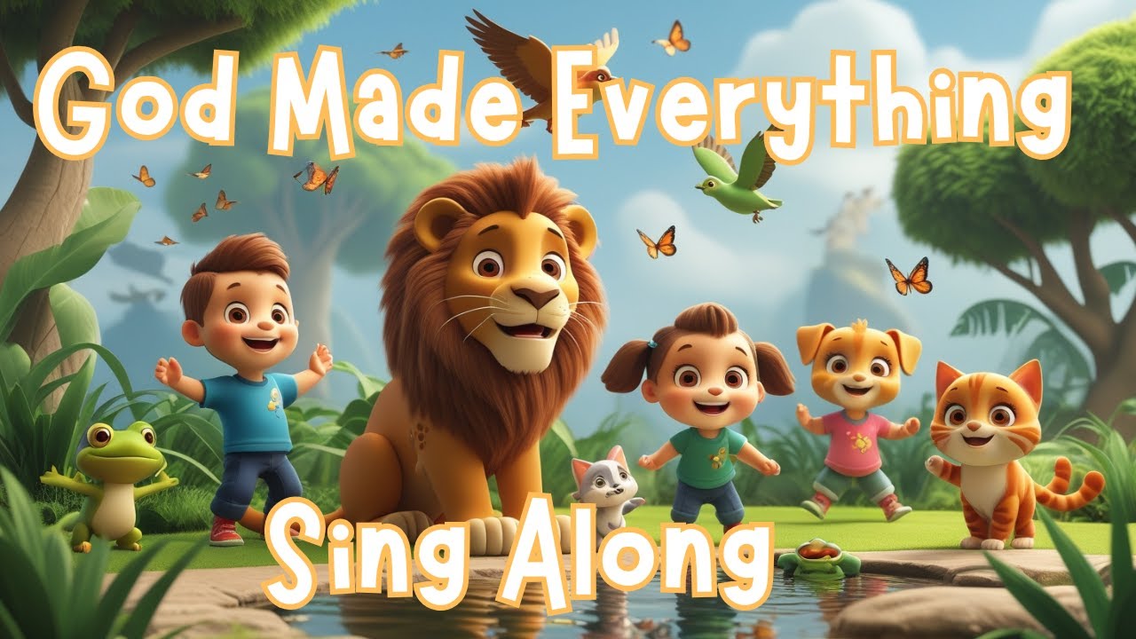 God Made Everything | Bible Song for Kids | Christian Nursery Rhyme ...