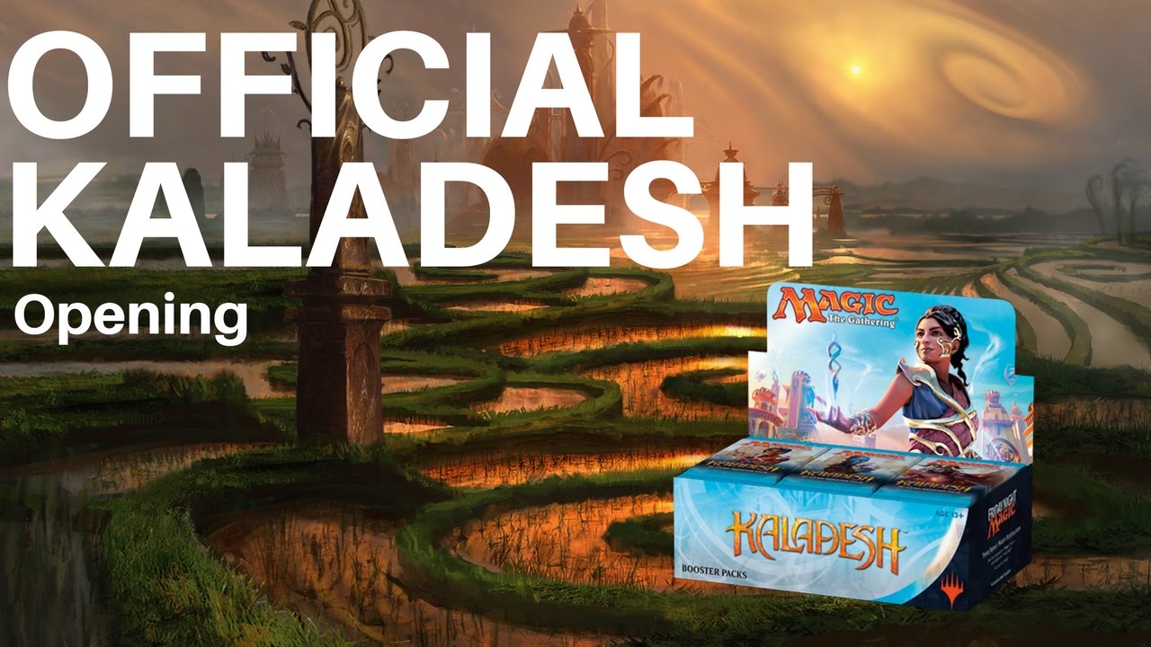 Official Kaladesh Booster Box Opening -MTGHeadQuarters - YouTube