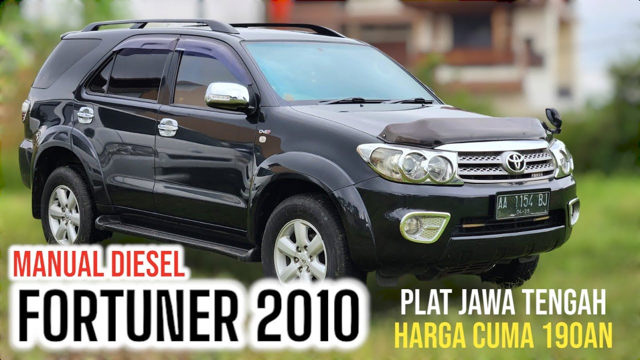 kondisi istimewa FORTUNER SOLAR Manual tahun 2010 Harga terjangkau ...