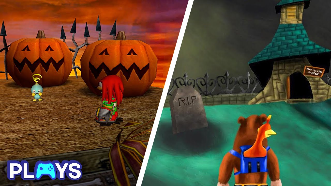 The 10 BEST Halloween-Themed Video Game Levels - YouTube