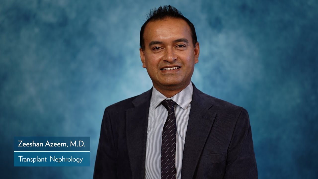 Zeeshan Azeem, M.D., Transplant Nephrology, MUSC Health - Lancaster - YouTube