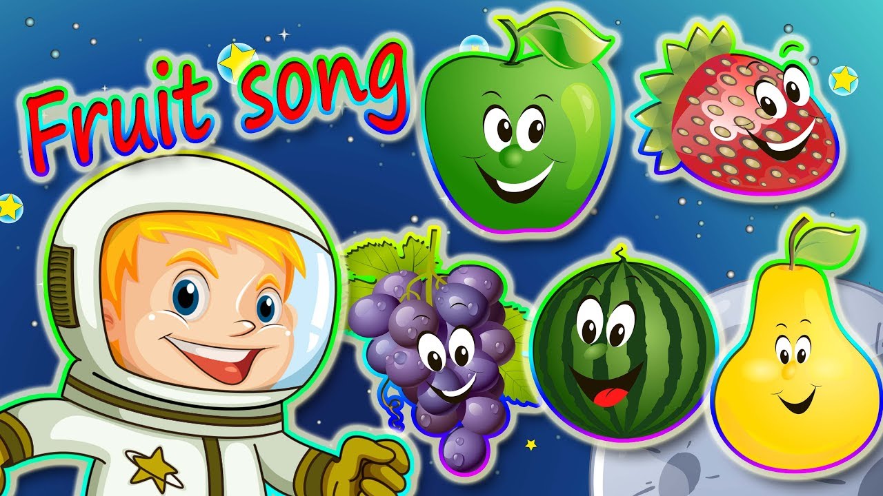 The Fruits Song | Learn Fruits Nursery Rhymes 🌟 🌟 songs for children 🌟 ...