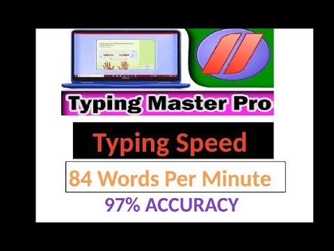 Typing speed 84 Wpm with 97% Accuracy today 30 December 2019 - YouTube