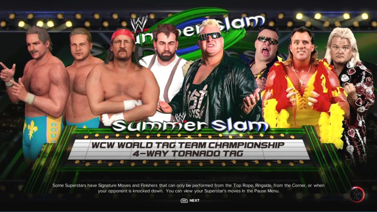 WWE 2K23 | Terry & Buck vs Dream Team vs The Rougeau Brothers vs The ...