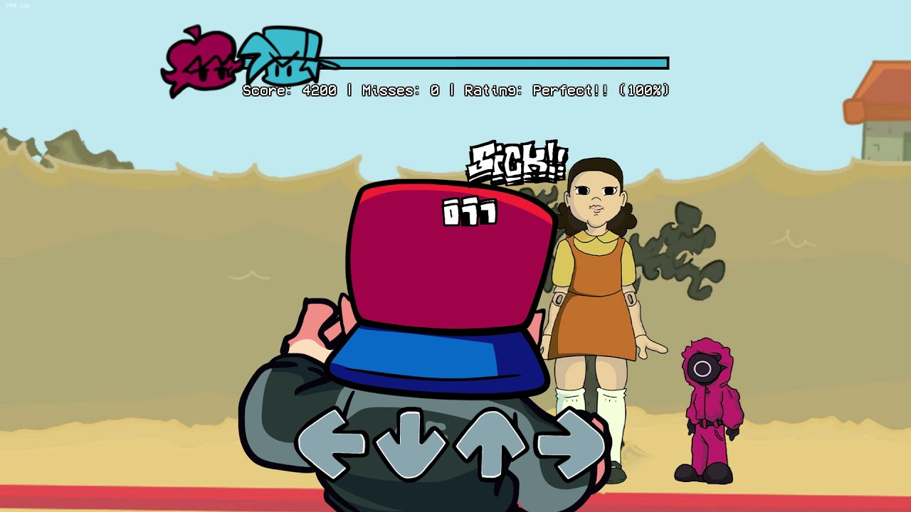 FNF vs Squid Game in First Person Mode - Red Light Green Light (FNF ...