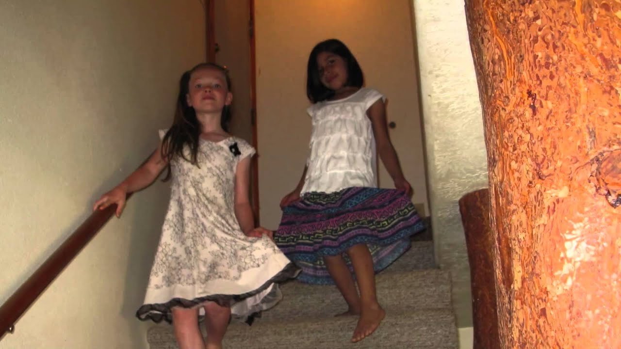 9 - Princesses Learn How To Glide Down Stairs - YouTube