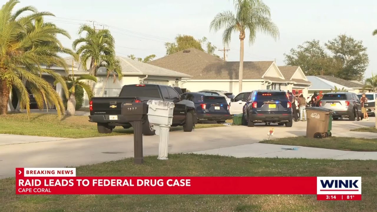 Raid leads to federal drug case in Cape Coral - YouTube