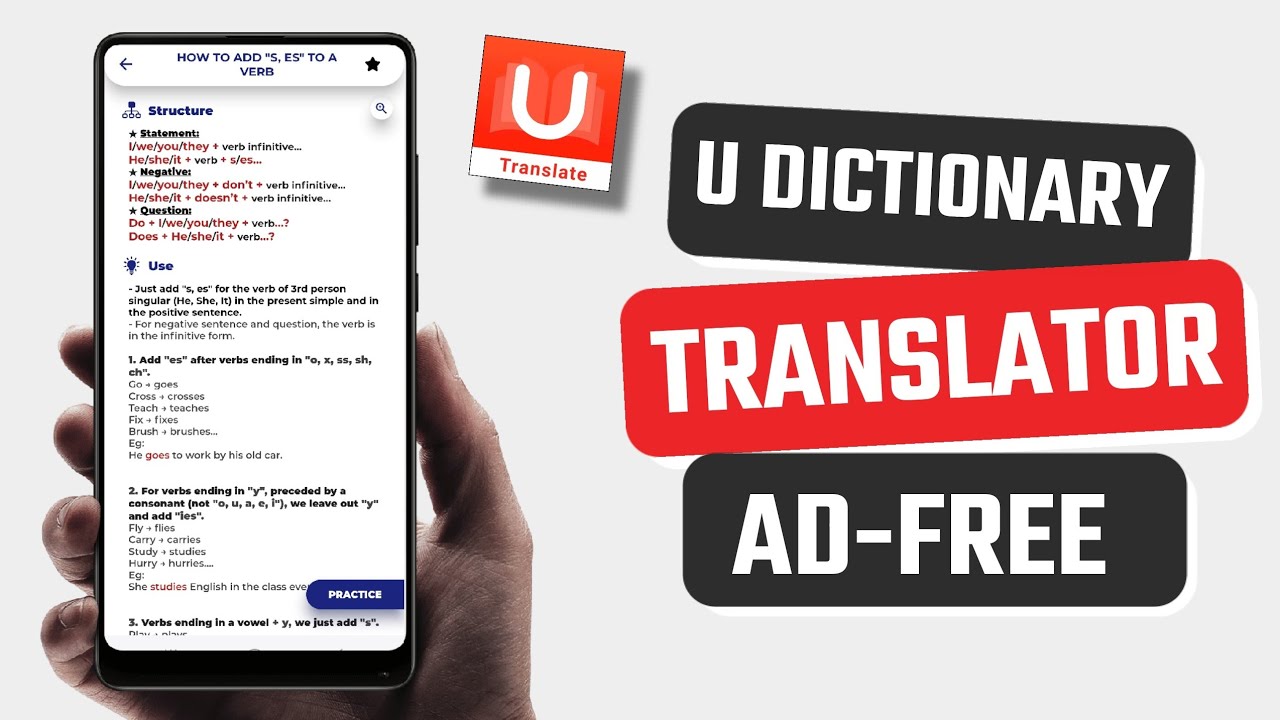 Best Free U Dictionary Translate App for Android - YouTube