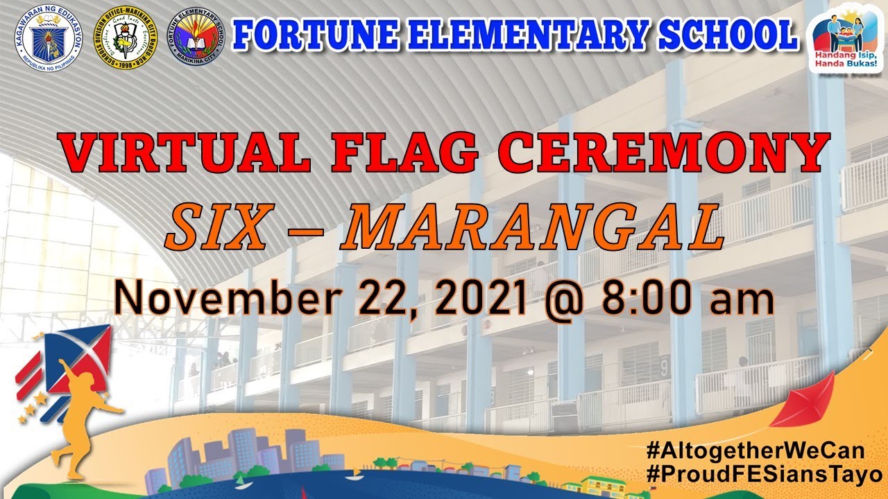 FES VIRTUAL FLAG CEREMONY 6 MARANGAL - YouTube