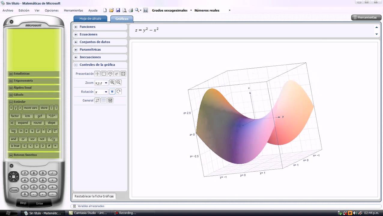 Paraboloide hiperbolico - YouTube