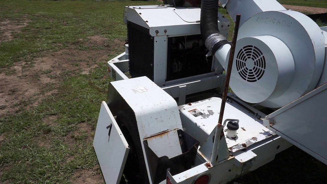 2009 Midsouth 4MSD12 Gas Powered Wood Chipper SN 8579 Engine Running ...