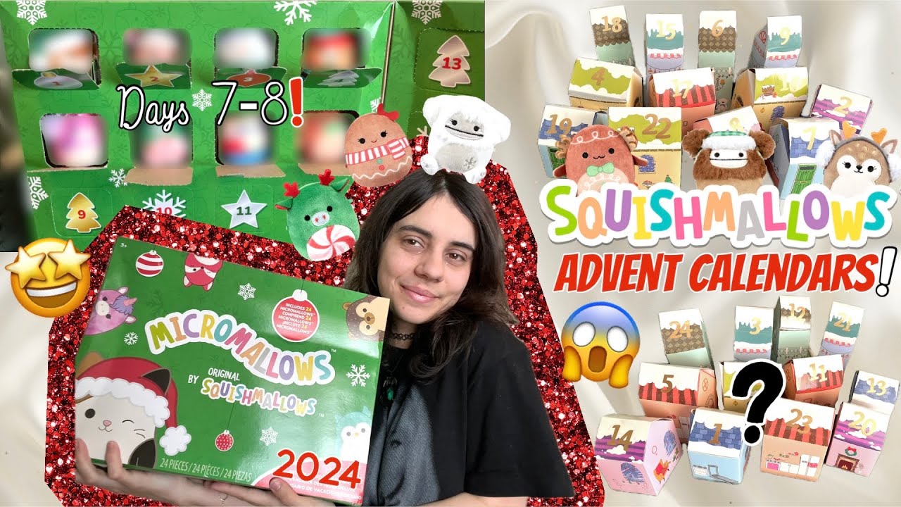 24-DAY🤩Micromallow Advent🎄Calendar Opening + CUSTOM😱Squishmallows ...