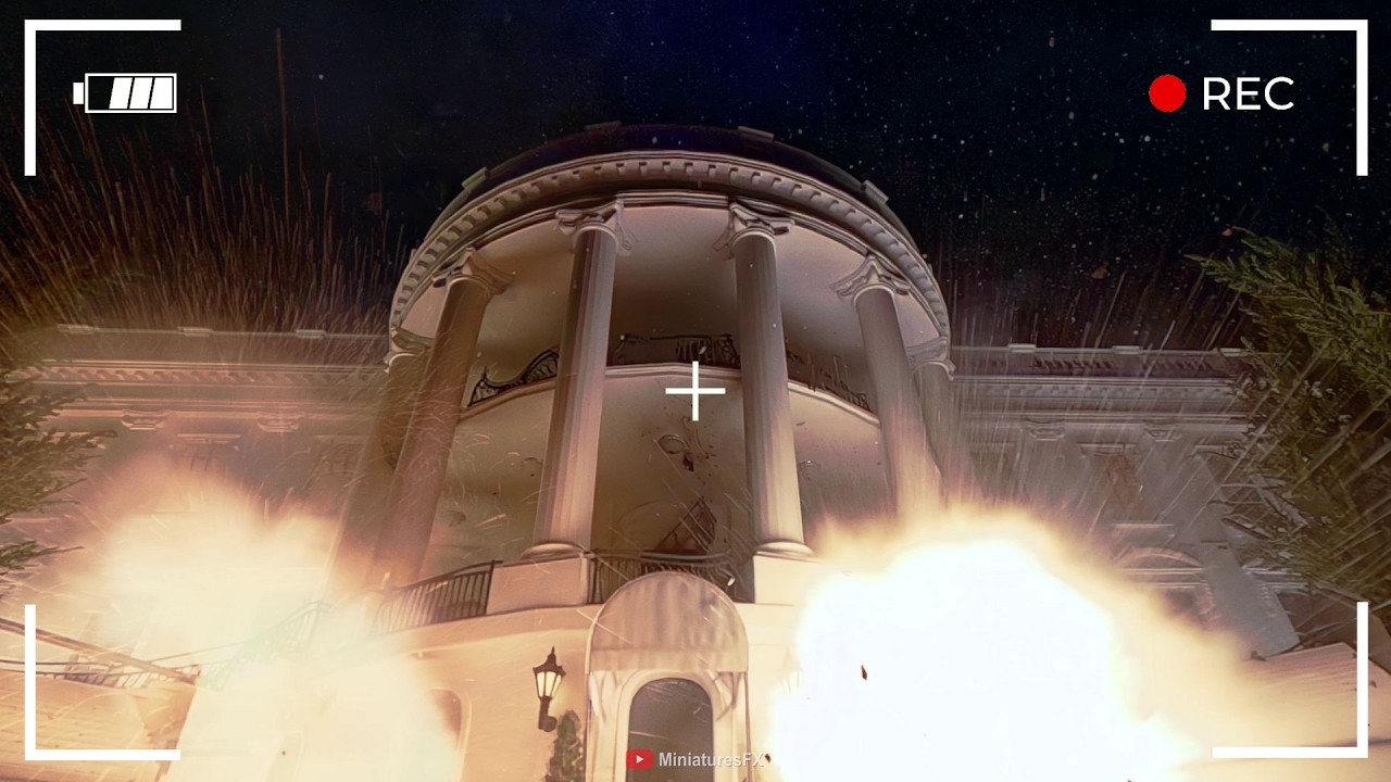 Remake the Independence Day (1996) White House explosion with ...