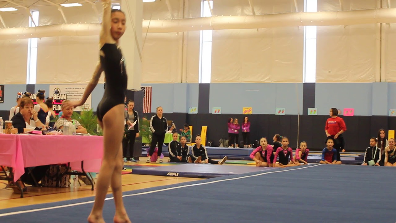 2018-1-20 Phoenix meet - Level 6 floor routine - YouTube