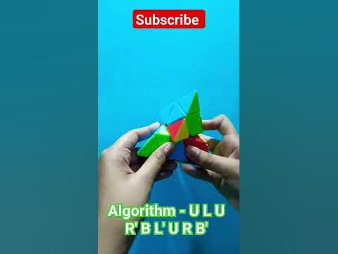 How to make a checkerboard pattern on pyraminx #viral #cube #shorts #pyraminx @KingofCubers ...
