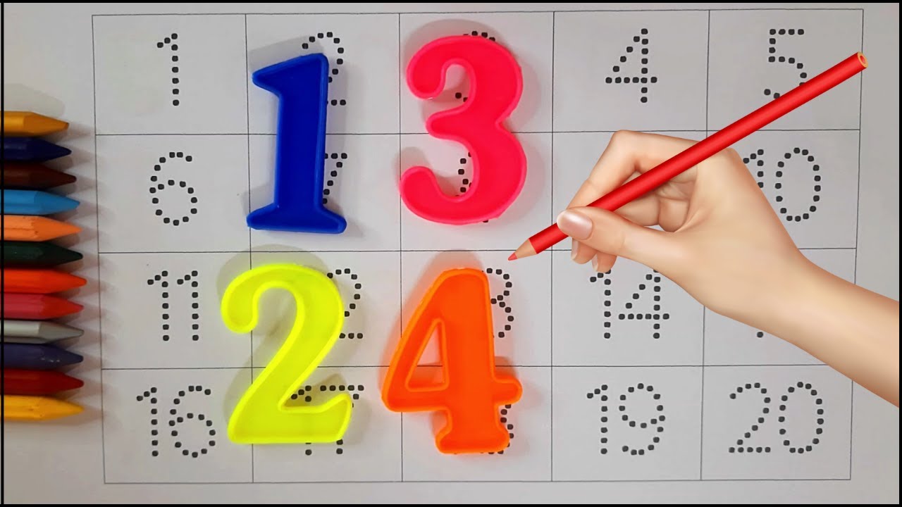 123 Counting Number II 12345 learning for kids I Colour Name II Learn ...
