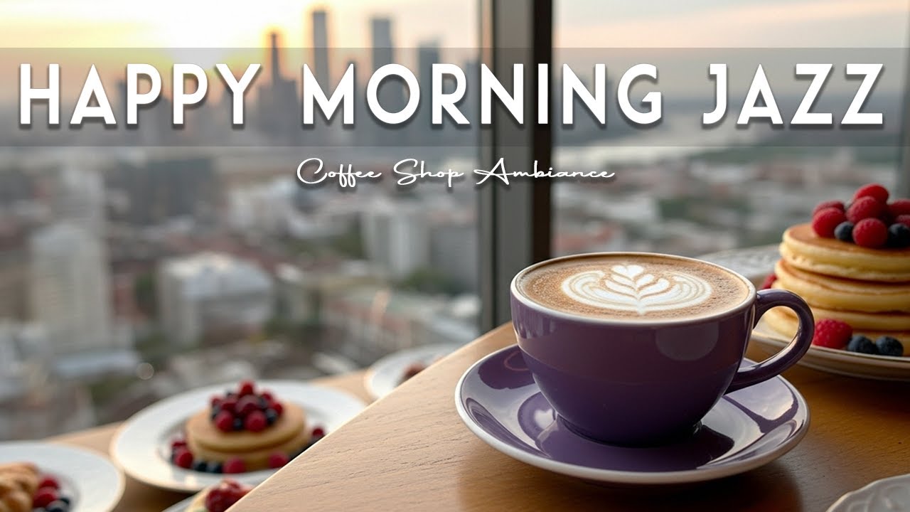 Happy Morning Jazz ☕ Coffee Shop Ambiance | Positive Bossa Nova ...
