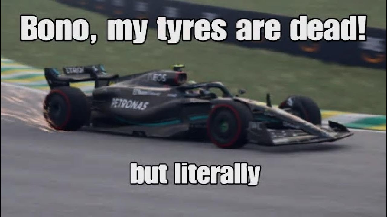 "Bono my tyres are gone" moment | F1 Manager 23 - YouTube