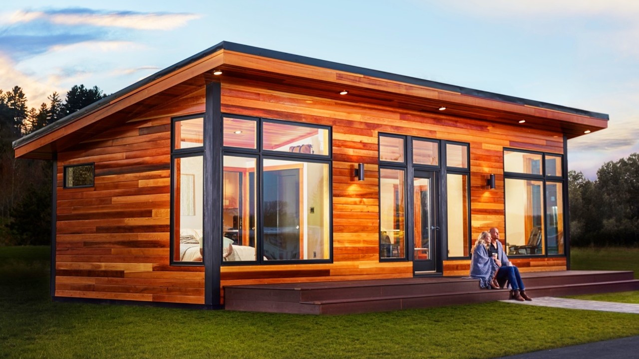 The Coziest Aspen Tiny House by Dickinson Homes - YouTube