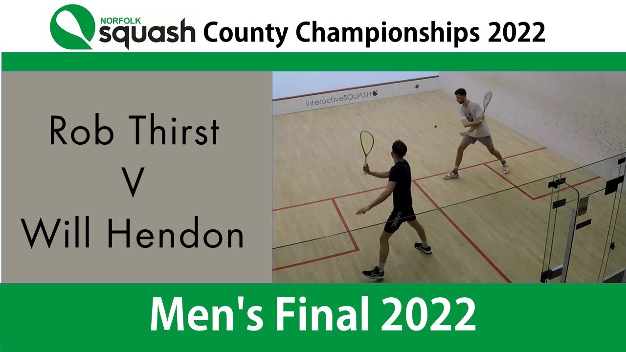 Mens Norfolk Squash Final 2022 - YouTube
