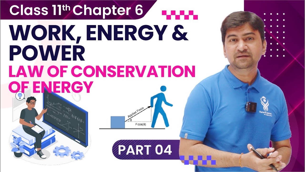 Work, Energy And Power : Chapter 6 Class 11 | Part-4 Total Energy | Law ...