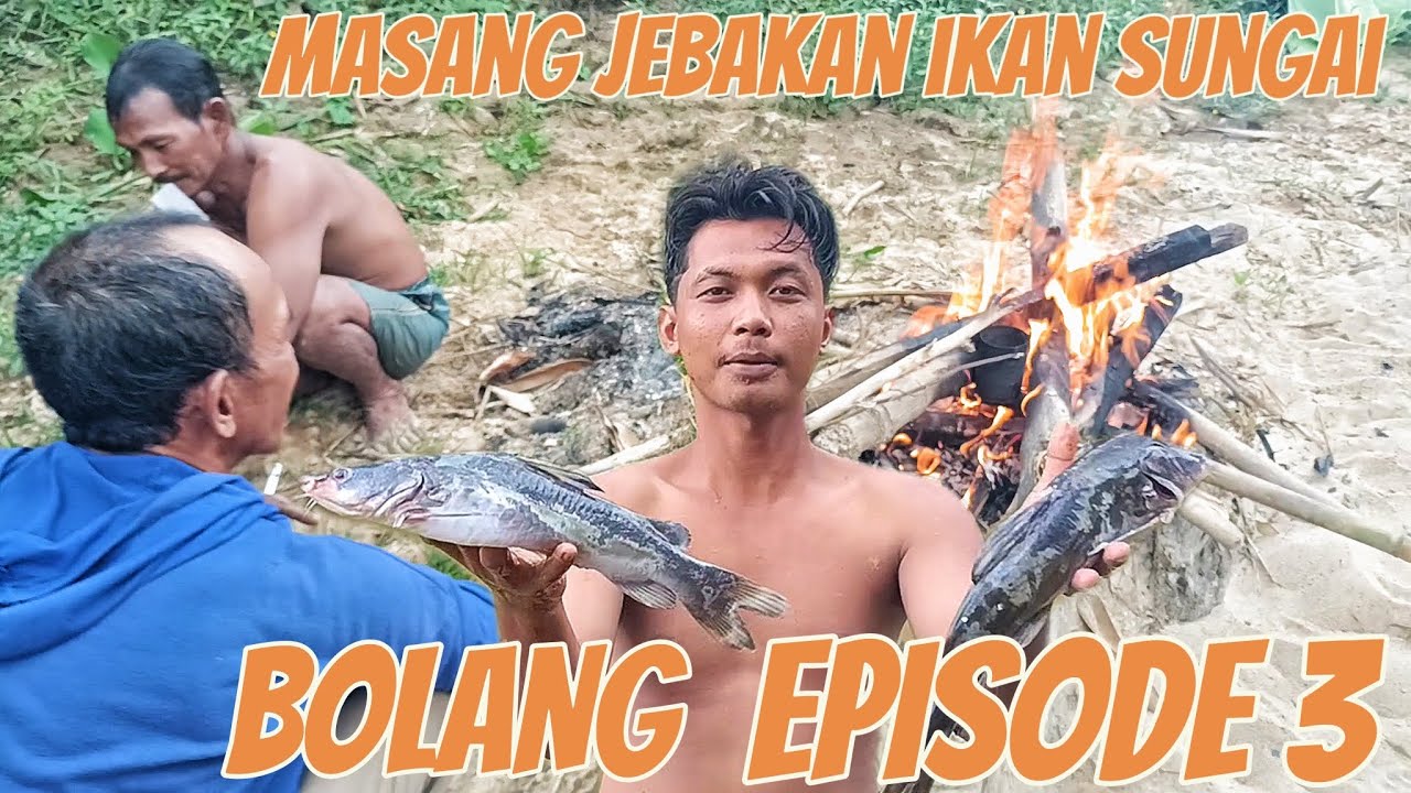 PASANG JEBAKAN IKAN KALI EPISODE 3 BERLANJUT MENDAPATKAN IKAN SUPER ...