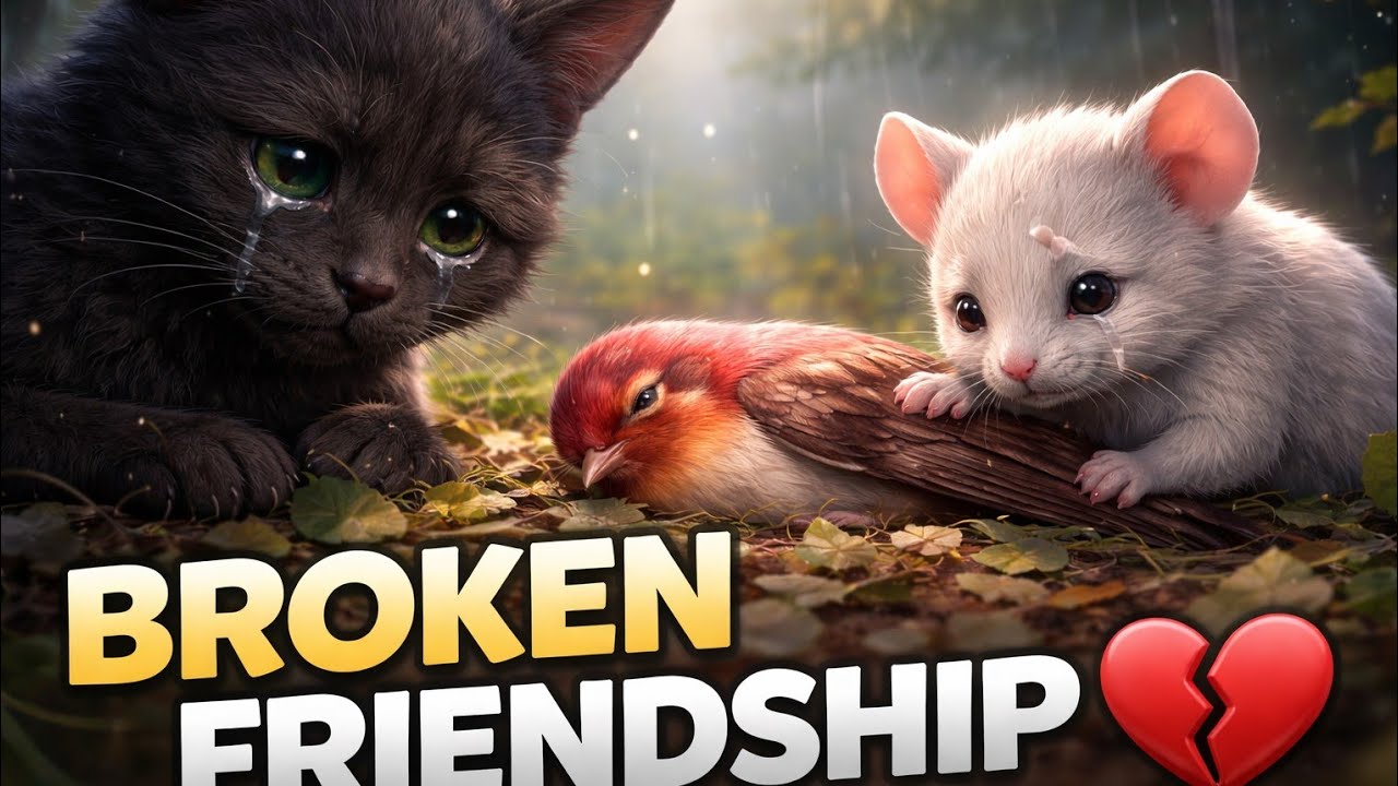 Broken Friendship 💔 | Loyal Cat, Bird & Mouse Sad Story - YouTube