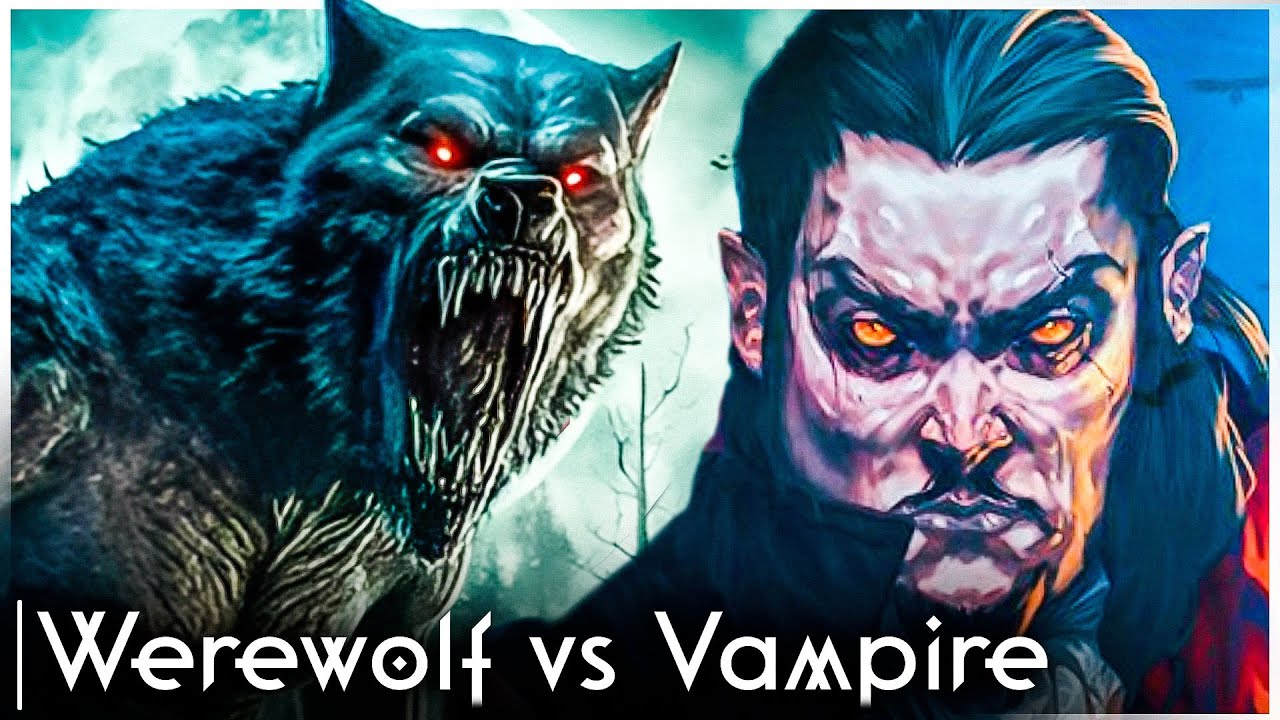 Werewolves And Vampires Fighting