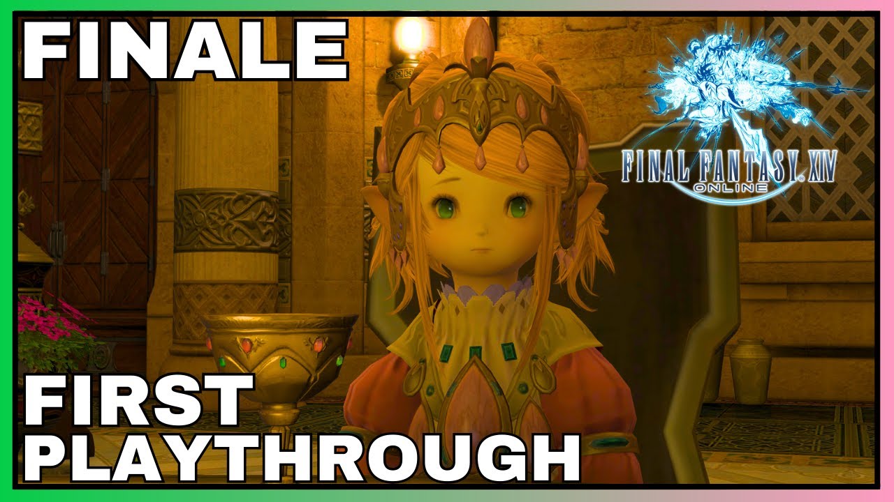 First Time Playing Final Fantasy XIV - A REALM REBORN | FINAL CUTSCENES ...