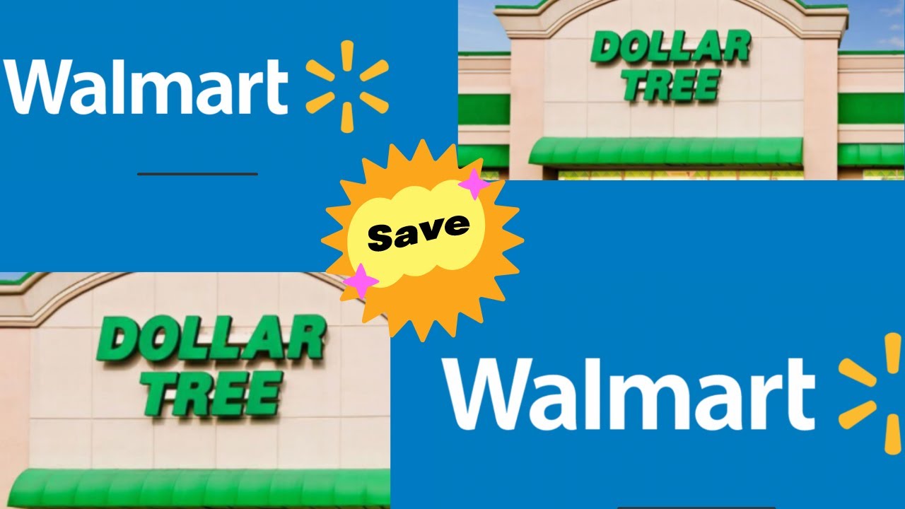 WALMART VS DOLLAR TREE SAVE MONEY - YouTube