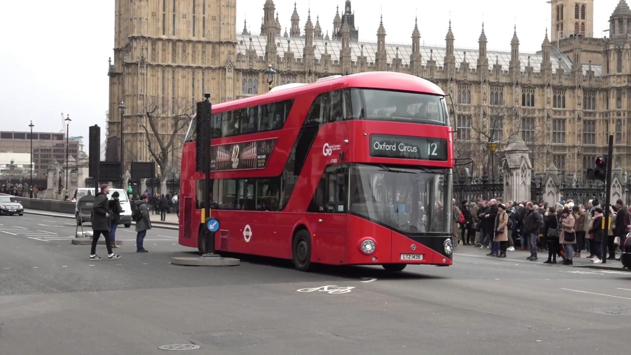 Londons Buses at Parliament Square 14th January 2017 - YouTube