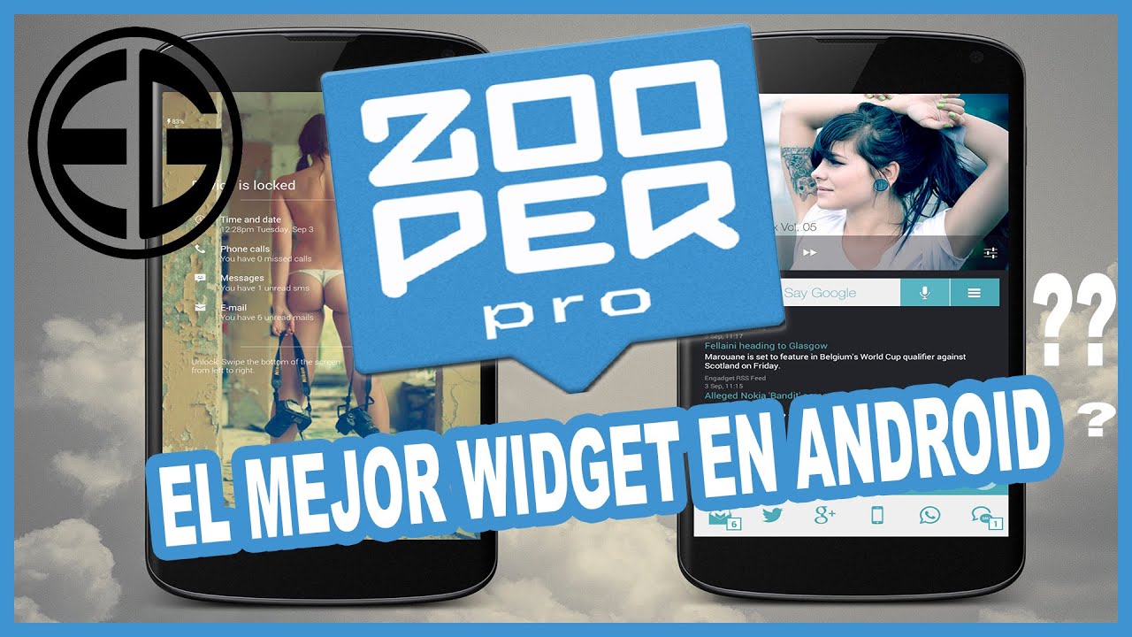 ZOOPER WIDGET - EL MEJOR WIDGET ANDROID ?¿? - YouTube