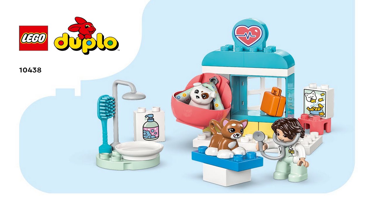LEGO instructions - DUPLO - 10438 - Visit to the Vet Clinic - YouTube