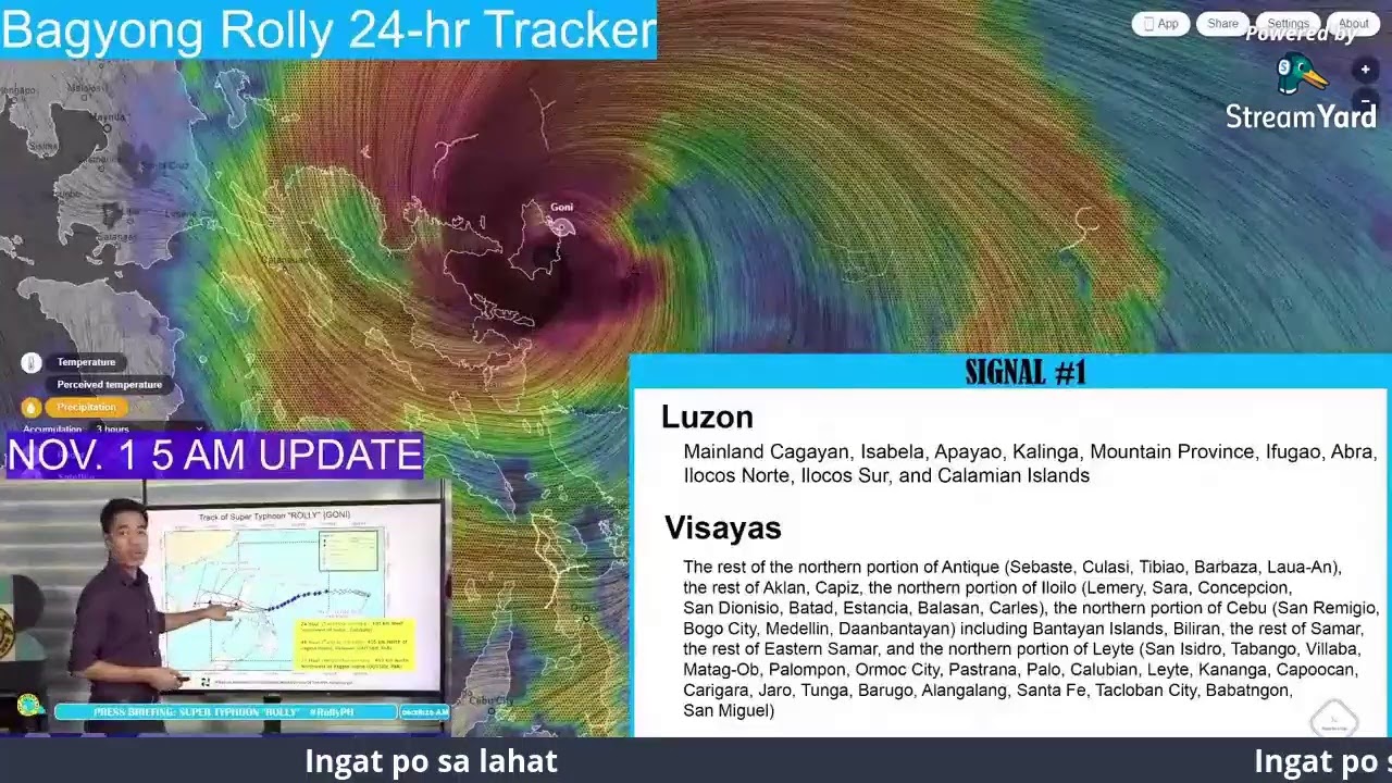 BAGYONG ROLLY UPDATE - YouTube