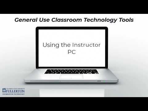 Using the Instructor PC (General Use Classroom) - YouTube