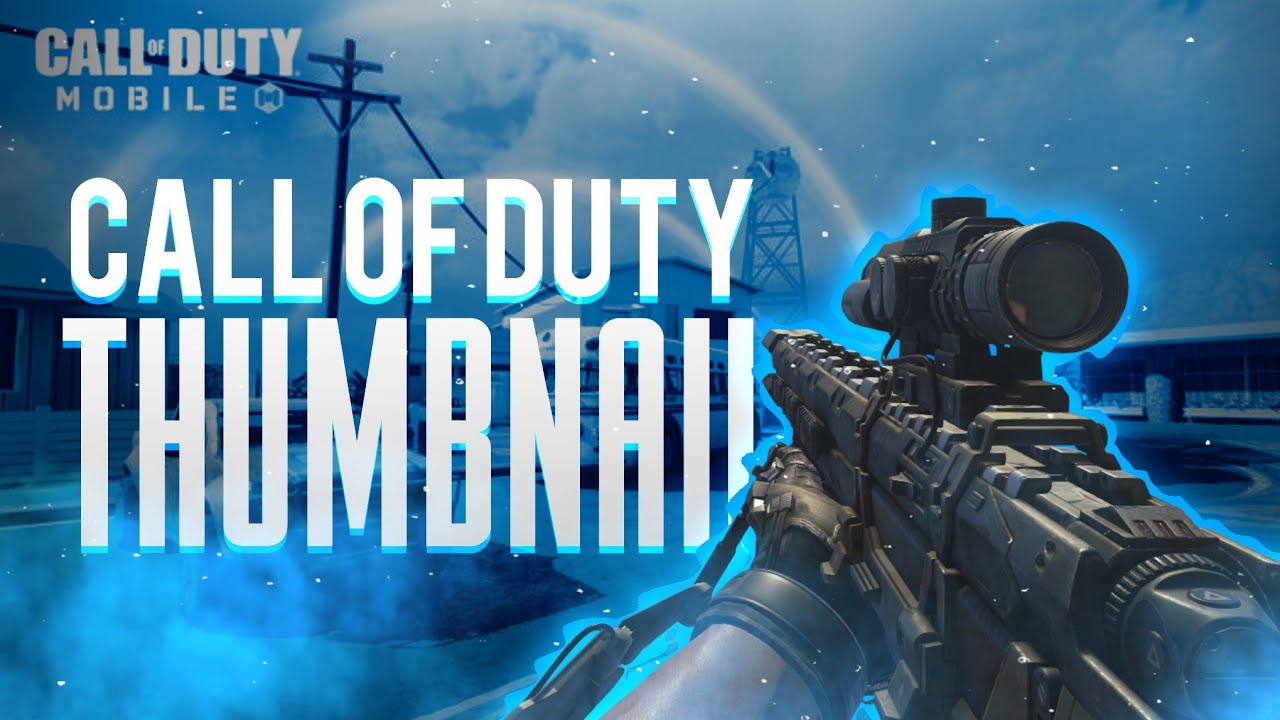 How To Make Call Of Duty Thumbnail On Android | COD THUMBNAIL TUTORIAL ...