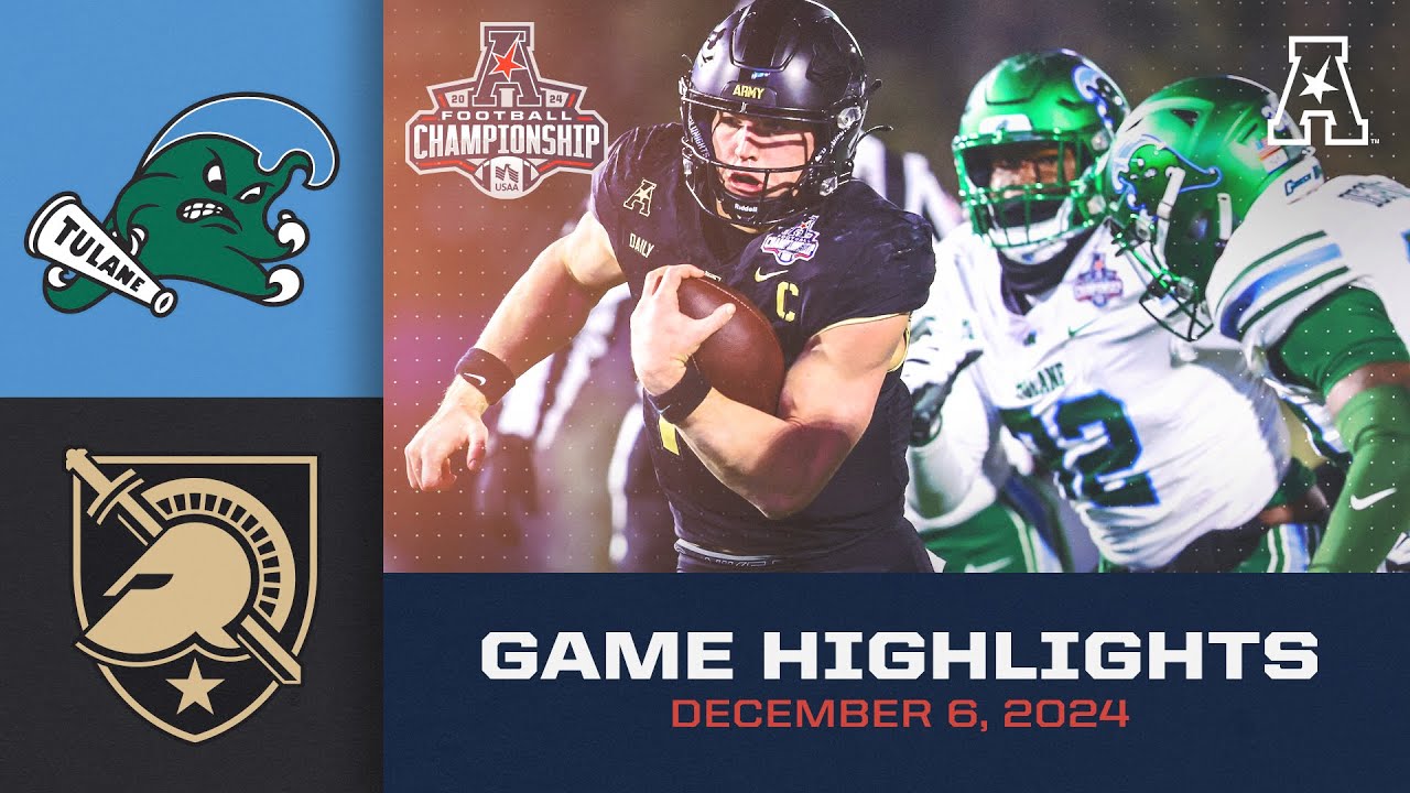 Game Highlights: Tulane vs Army (Dec. 6, 2024) - YouTube