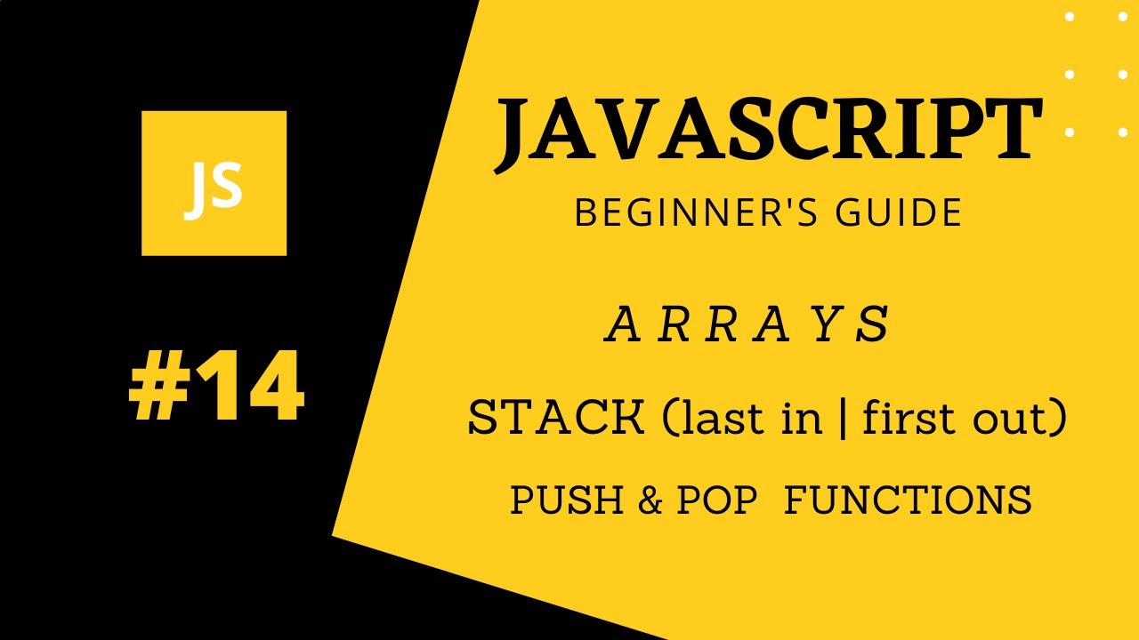 14. Javascript Stack Functions | in Hindi/Urdu - YouTube