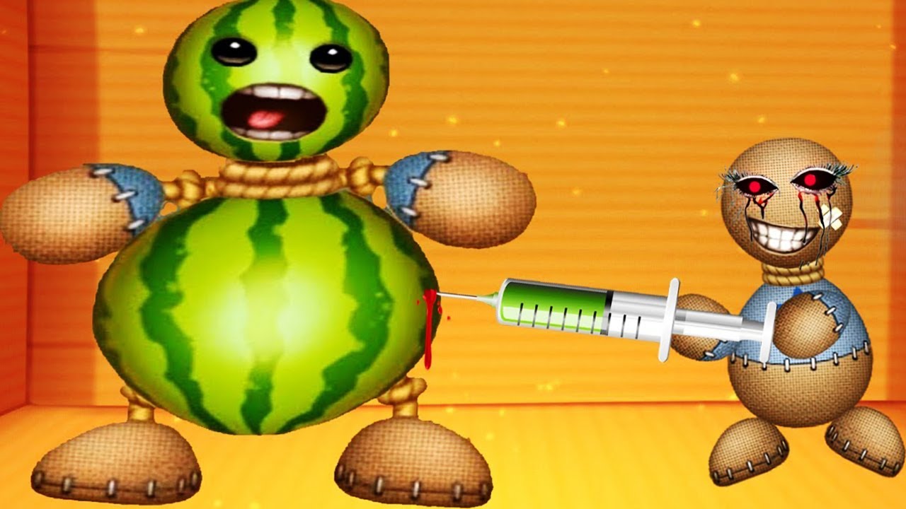 Watermelon Vs The Buddy| Kick The Buddy Mod New - YouTube